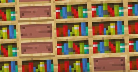 Minecraft Player Creates Real Near Life Sized Bookshelf Block