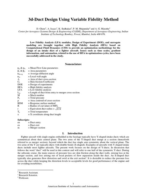 3d Duct Aiaa 2004 Pdf Pdf Computational Fluid Dynamics