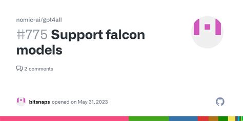 Support Falcon Models · Issue 775 · Nomic Aigpt4all · Github