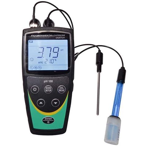 Oakton Ph 100 Portable Ph Meter With Ph And Temperature Probes From