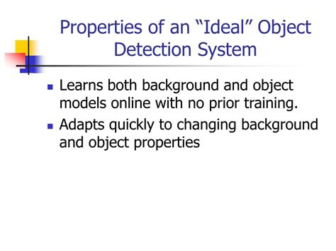 Ppt Robust Moving Object Detection Categorization Using Self Improving Classifiers