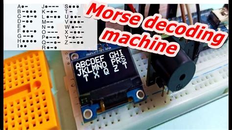 Arduino Project Morse Decoder And Transmitter Arduino Projects Arduino Coding