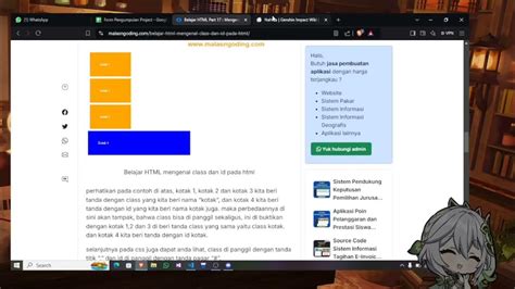 Menghubungkan Html Dan Css Youtube