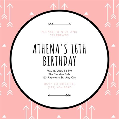 Sweet 16 Program Outline Sample Free And Customizable Sweet 16