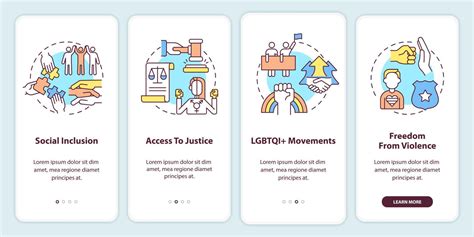 Programas Da Comunidade Lgbt Integrando A Tela Do Aplicativo Móvel