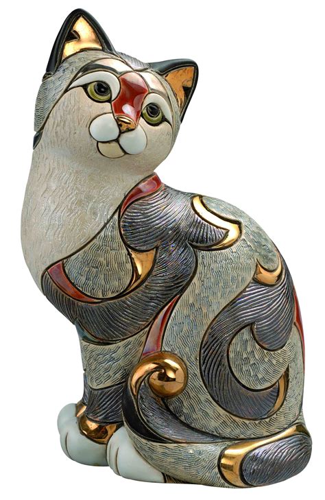 Ceramic Cat Figure At Emily Armytage Blog