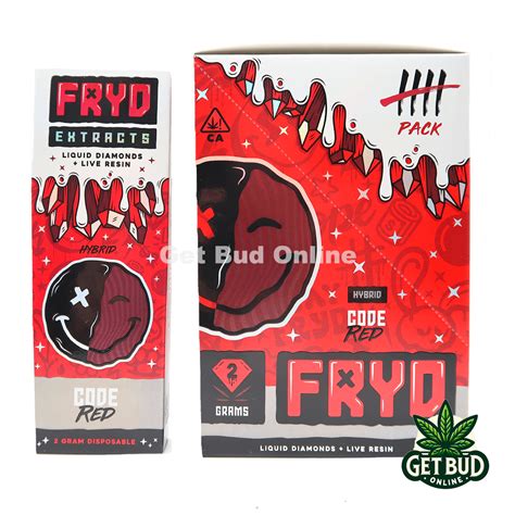 FRY D Extracts Code Red Disposable Vape Get Bud Online USA