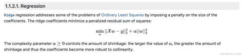 112 Ridge Regression And Classification（岭回归和岭分类） Csdn博客