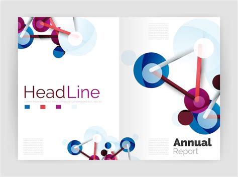 Premium Vector Geometric Molecule Abstract Background Vector