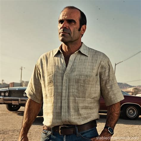 Trevor Philips Iconic Outfit Stable Diffusion Online