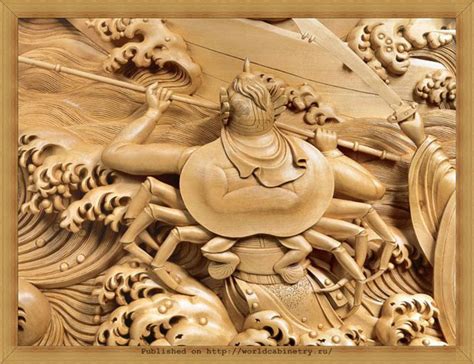 Китайская резьба по дереву