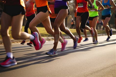 户外跑步的马拉松运动员高清图片下载 正版图片600388865 摄图网