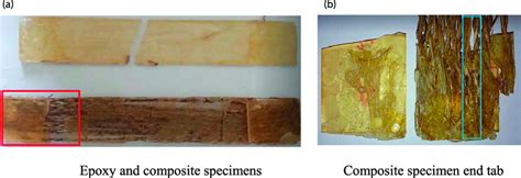 Failed Epoxy And Composite Specimens Download Scientific Diagram