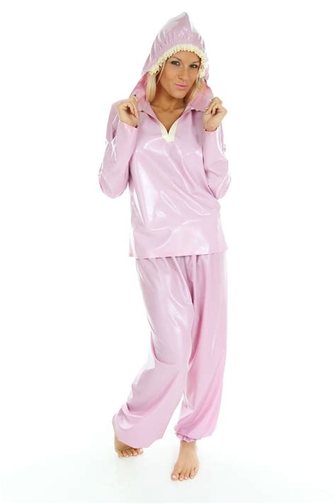 Latex Rubber Pyjamas Alternative Factory Latex Clothing Latex Adult Pyjamas