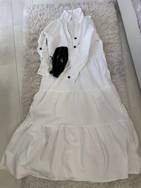 Стильна біла італійська сукня розмір м в ідеалі — ціна 399 грн у каталозі Довгі сукні Купити