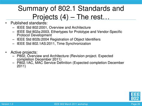 ppt the ieee 802 1 standards powerpoint presentation free download id 6706413