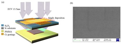 Schematic Of 2d Grating Sample Preparation A Schematic Of Euv