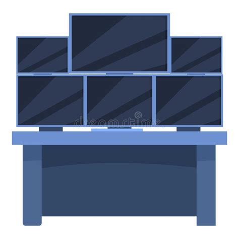 Security Guard Monitoring Modern Cctv Cameras On Multiple Monitors