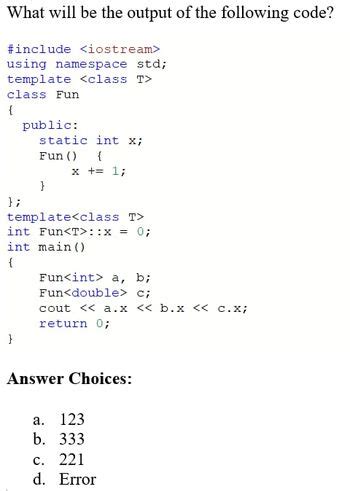 Answered What Will Be The Output Of The Following Code Include Using