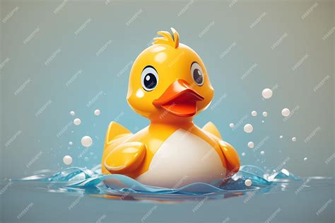 Premium Photo Cute Cartoon Rubber Duck Vector Illustration