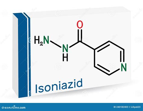 Isoniazid Molecule Molecular Structures Antituberculosis Agent 3d