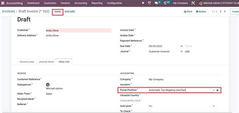 How To Configure Avatax In Odoo 16 Accounting