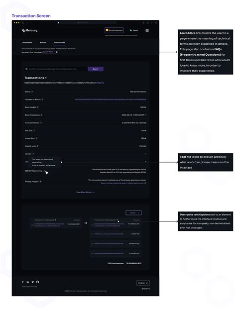Blockchain Explorer User Interface Design Behance