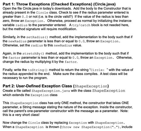 Solved Public Class Testcircle Public Static Void