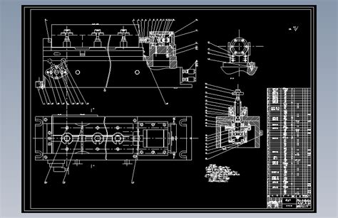 2277 方刀架工艺及铣床和钻床夹具设计 Autocad 2004 模型图纸下载 懒石网