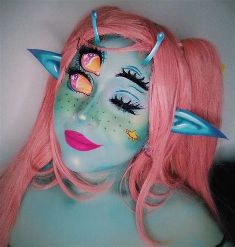 Alien Makeup Maquillaje De Extraterrestre Maquillaje De Ojos Bonito