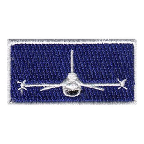 F 16 Blue And Red Pencil Patch