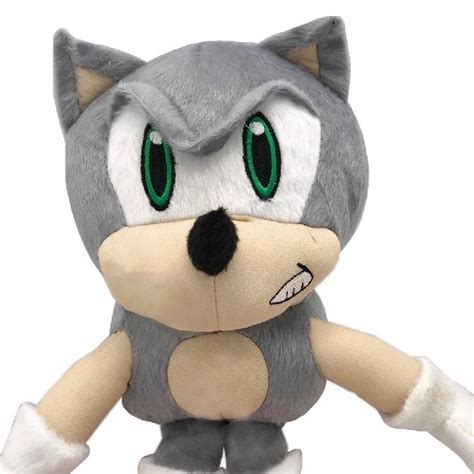 Pelúcia Sonic Silver Cinza 35 Cm Ri Happy