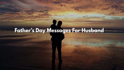 Fathers Day Messages For Husband Blessmsg