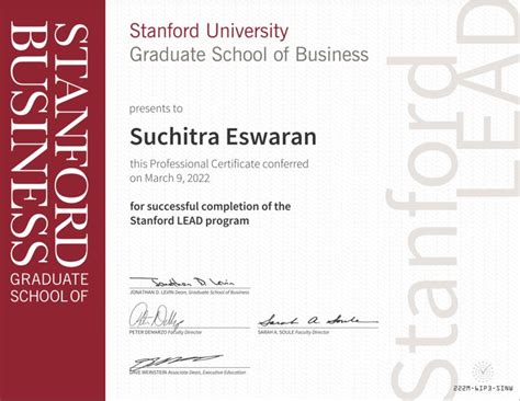 suchitra eswaran on linkedin learning experience education