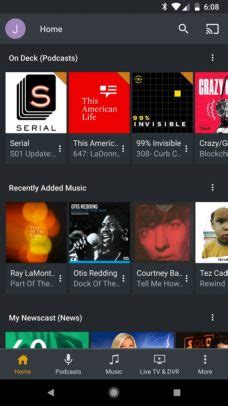 Plex Android App Gains Podcast Support Better Customization