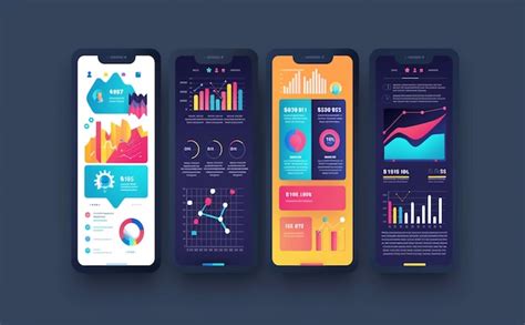 Premium Photo Different Ui Ux Gui Displays Modern Infographic Mobile