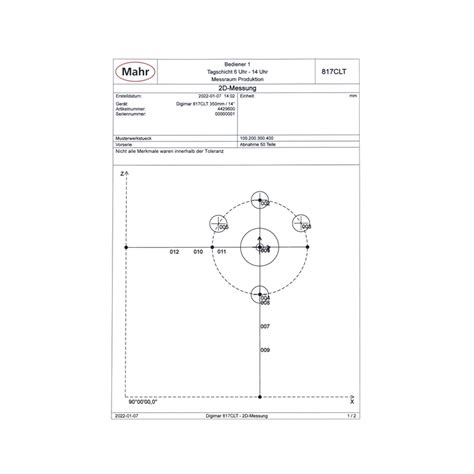 Höhenmessgerät Digimar 817 Clt Metzler