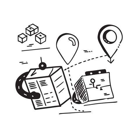 Logistics Symbol With Copy Space For Print Materials Concept As A