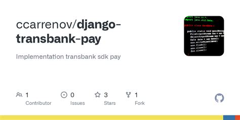 github ccarrenov django transbank pay implementation transbank sdk pay