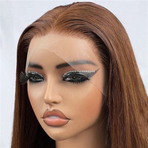 Chocolate Brown Wig Human Hair 13x4 Hd Lace Front Wigs Human Hair Wigs