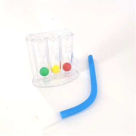 Medical Portable Three Balls Spirometer For Breathing Trainer And Lung