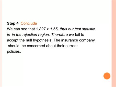 Hypothesis Testing Examples On Z Test Pptx