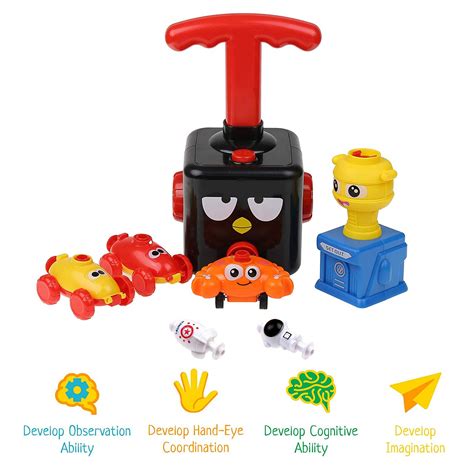 Интерактивен комплект играчки за деца Darklove летящи коли изстрелвач с балон включени 12