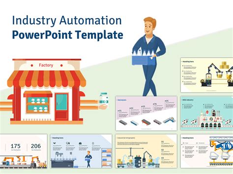 Industry Automation PowerPoint Template By INK PPT On Dribbble