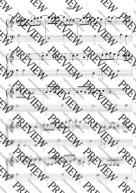 악보 Akmu 악뮤 Hero 히어로 매우쉬운 손가락번호 By 혀니피아노