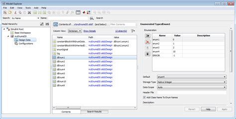 Enumerations In Data Dictionary