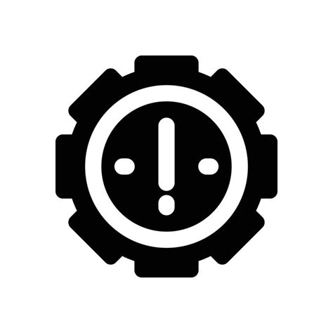 Problem Glyph Icon Strong And Solid Icon For Websites And Mobile Apps