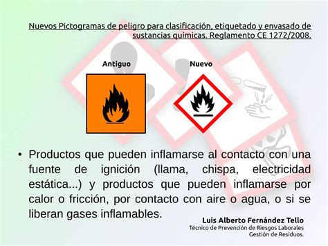 Nuevos Pictogramas De Peligro Para La Clasificación Etiquetado Y