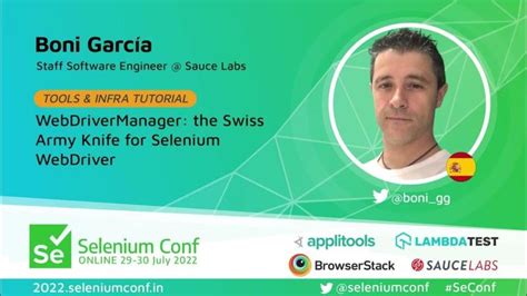 selenium conference india on linkedin webdrivermanager the swiss army knife for selenium