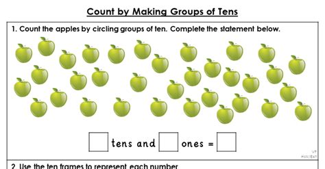 count by making groups of tens extension classroom secrets